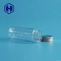 China Bpa Free Small Plastic Candy Jars With Lids 130ml Dry Herb Packaging for sale