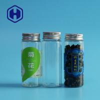 China Bpa Free Small Plastic Candy Jars With Lids 130ml Dry Herb Packaging for sale