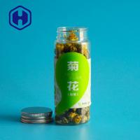 China Bpa Free Small Plastic Candy Jars With Lids 130ml Dry Herb Packaging for sale