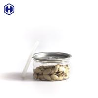 China EOE 211# 38mm Height 100ml PET Plastic Tuna Can for 3.5g Dry Herb Storage with Airtight Seal for sale