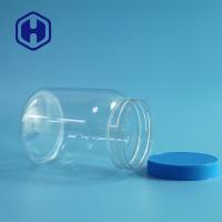 China Clear 1180ml 40oz PET Food Grade Wide Mouth Plastic Jars with Pressure Sensitive Seal for sale