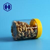 China BPA Free Food Grade PET Round Plastic Jar 350ml Leak Proof Airtight with Lid for sale