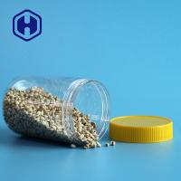 China BPA Free PET Plastic Jar 390ml Leak Proof Airtight Food Grade Packaging for Almonds Peanuts Beans for sale