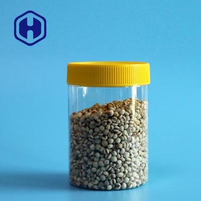 China BPA Free PET Plastic Jar 390ml Leak Proof Airtight Food Grade Packaging for Almonds Peanuts Beans for sale