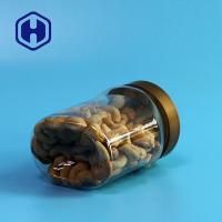 China 410ml 13.8oz PET Oval Plastic Jar Screw Lid Leak Proof Food Safe Packaging for Nuts for sale