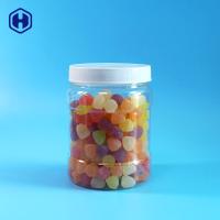 China 800ml Leak Proof PET Plastic Jar with White Screw Lid - 87mm Diameter Food Grade Container for sale