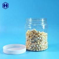 China 800ml Leak Proof PET Plastic Jar with White Screw Lid - 87mm Diameter Food Grade Container for sale