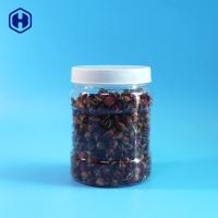 China 800ml Leak Proof PET Plastic Jar with White Screw Lid - 87mm Diameter Food Grade Container for sale