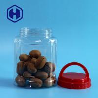 China Empty Oval 30oz 900ml Leak Proof Plastic PET Jar for Nuts Kernels Packaging for sale