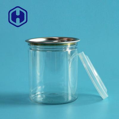 China 250ml 209# PET Plastic Can with Aluminum Easy-Open Lid for Peanuts Powder Packaging - 62.5mm Diameter for sale