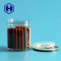 China 250ml 209# PET Plastic Can with Aluminum Easy-Open Lid for Peanuts Powder Packaging - 62.5mm Diameter for sale