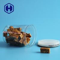 China 300# 360ml Clear Plastic Food Can with Easy-Open Lid - 72.9mm Diameter PET Container for Dry Fruits & Vegetables for sale
