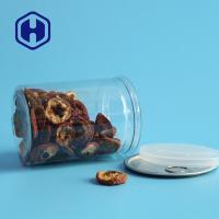 China 300# 360ml Clear Plastic Food Can with Easy-Open Lid - 72.9mm Diameter PET Container for Dry Fruits & Vegetables for sale