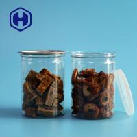 China 300# 360ml Clear Plastic Food Can with Easy-Open Lid - 72.9mm Diameter PET Container for Dry Fruits & Vegetables for sale