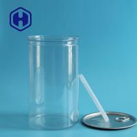 China 1130ml 401 Long Round EOE Transparent Plastic Tubs Popcorn Packaging Containers for sale