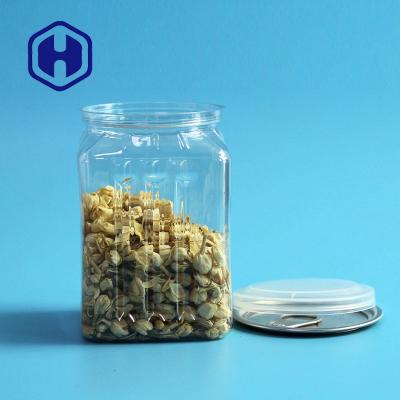 China EOE Disposable Plastic Food Cans 450ml Square PET Food Grade BPA Free Wholesale for sale