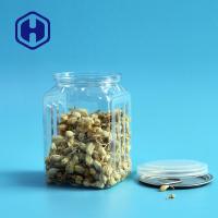 China EOE Disposable Plastic Food Cans 450ml Square PET Food Grade BPA Free Wholesale for sale