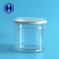 China Dried Pork Beef Jerky Clear Plastic Cans Leak Proof 540ml 99mm for sale