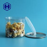 China Dried Pork Beef Jerky Clear Plastic Cans Leak Proof 540ml 99mm for sale