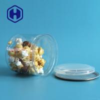 China Dried Pork Beef Jerky Clear Plastic Cans Leak Proof 540ml 99mm for sale