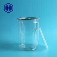 China 950ml 401 Long PET Plastic Popcorn Packaging Containers BPA Free Transparent for sale