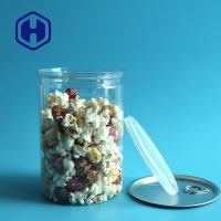 China 950ml 401 Long PET Plastic Popcorn Packaging Containers BPA Free Transparent for sale