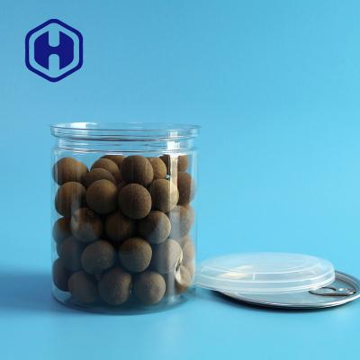 China 750ml Clear PET Can with Easy Open Lid Food Grade BPA Free 99x116mm for sale