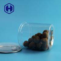 China 750ml Clear PET Can with Easy Open Lid Food Grade BPA Free 99x116mm for sale