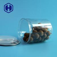 China 750ml Clear PET Can with Easy Open Lid Food Grade BPA Free 99x116mm for sale