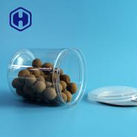 China 750ml Clear PET Can with Easy Open Lid Food Grade BPA Free 99x116mm for sale