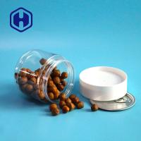 China Supermarket Canned Food Packaging 400ml Round Plastic PET Stackable Can for sale