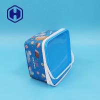 China 3.2L Plastic Cheese And Christmas Cracker Packaging Box With Handles Custom Label for sale
