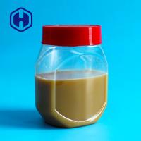 China BPA Free 300ml 10oz Clear PET Plastic Jar for Peanut Butter Food Grade for sale