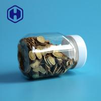 China Food Grade 390ml 13oz Empty Plastic Peanut Butter Jar Clear PET Nontoxic for sale