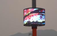 China Aluminum Waterproof Curved LED Display P6 mm Outdoor LED Message Board for sale