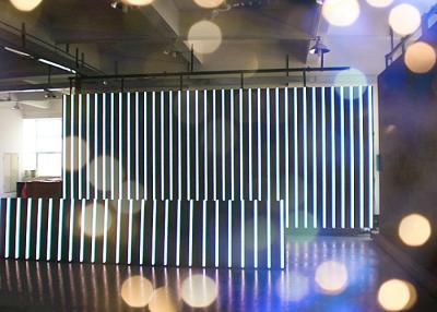 China Custom Wall Mounted Full Color P10mm LED Curtain Screen Panel 7000cd/㎡ for sale