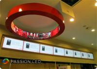 China Wall Mount Outdoor RGB / S-Video Flexible LED Screen Curved LED Display P6 mm for sale