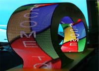 China Aluminum Round P6mm Flexible LED Screen For Department Store for sale