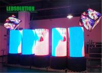 China Fixed HD Video SMD 3 in 1 Flexible LED Screen Electronic Advertising Displays 3000cm/d for sale