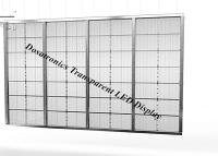 China HD Waterproof SMD 3 In 1 IP54 Transparent LED Display Outdoor Full Color LED Signs for sale