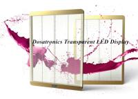 China HD Waterproof SMD 3 In 1 IP54 Transparent LED Display Outdoor Full Color LED Signs for sale