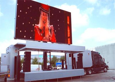 China Outdoor Aluminum HD IP65 LED Truck Sign Mobile LED Screen With 140° Viewing Angle for sale