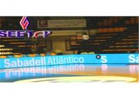 China Basketball Ground P6 Indoor Full Color LED Screen LED Perimeter Boards With CE / ROHS for sale