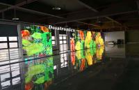 China Super Transparent P5 mm x 10 mm Transparent LED Display For Stage Back Ground for sale