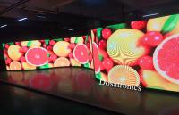 China Indoor IP30 P2.9 300W/㎡ 1500 Nits Curved LED Screen for sale