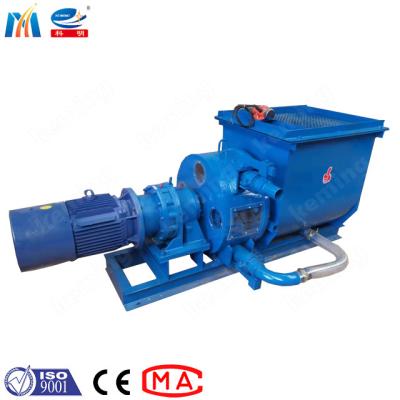 China Efficiency Industrial Hose Pump With Mixing Blade Hopper For Liquids Conveying for sale