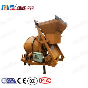 China Feeding Concrete Grout Mixer Machine KEMING JZC With Two Wheels For Moving for sale