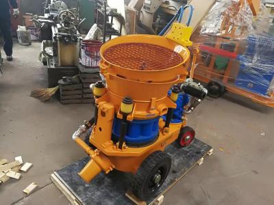 China 20mm Max Aggregate Size Cement Shotcrete Machine 2.5MPa Max Pressure Yellow Or Customized for sale