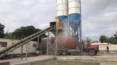 China Advanced HZS Concrete Batching Plant with Customized 50Hz Frequency for sale