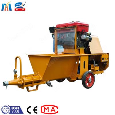 China Diesel Mortar Spraying Machine Stucco plastering machine for construction company for sale